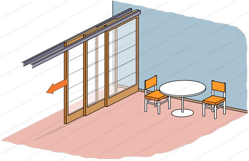 Prix d'une cloison coulissante et de son installation!